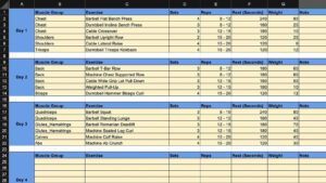 Free Workout Templates | Download, Customize, Track Workouts
